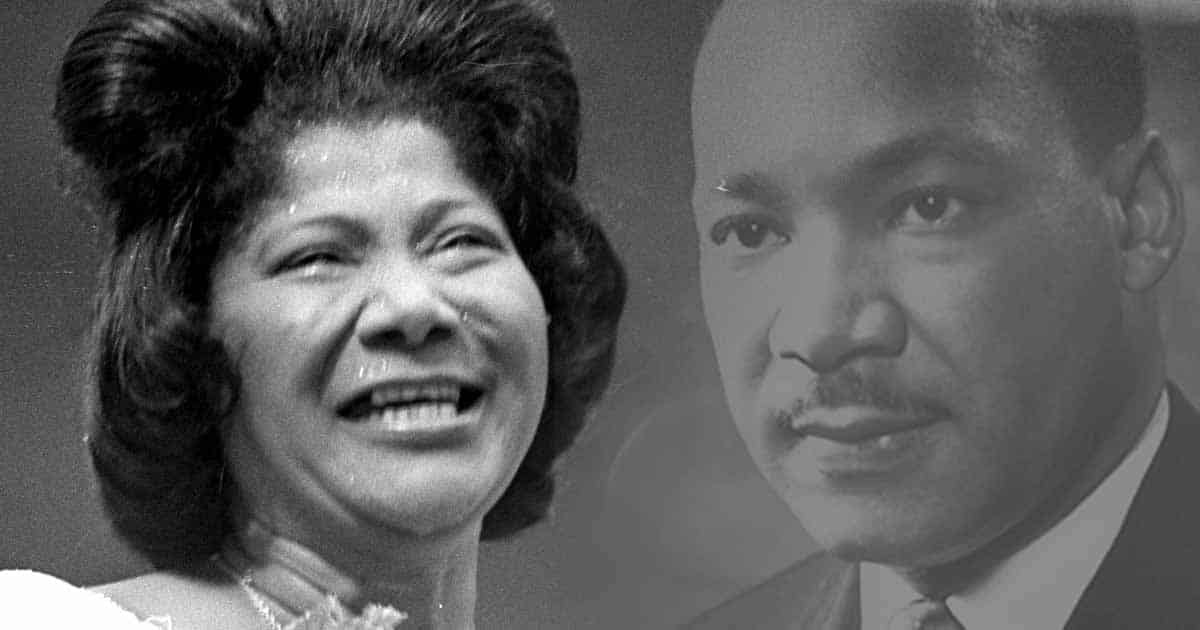 Mahalia Jackson And Martin Luther King